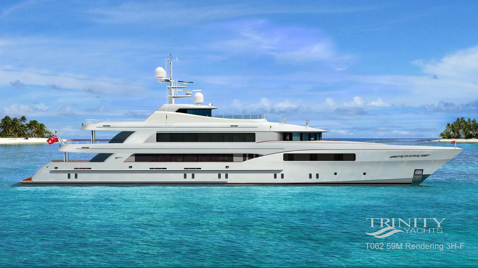59m Trinity motor yacht Imagine for sale